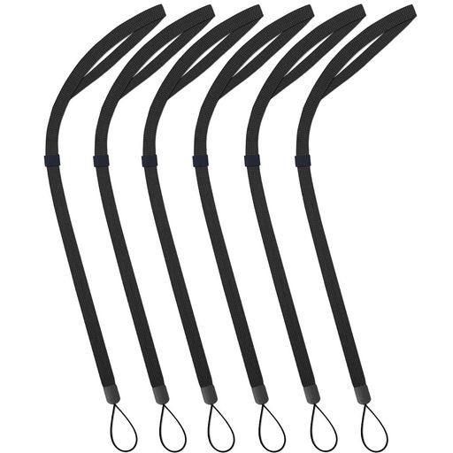 数量:6個ネックストラップ6ブラック;長さ:54センチメートル; ストラップ本体のアジャスターをスライドさせることにより長さ調節が可能です。パーツを移動することでフィットさせることもできます; ナイロンの材質と適当の硬度で、スマホ本体と擦れ...