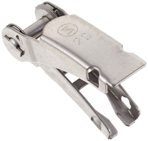 材質:ステンレス(SUS304) 対応バンド幅:10mm 締付方法:ラチェット式 ステンレスバンド用の締付金具です ブランド:JAPPY