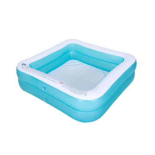 セット内容:プールx1 サイズ:空気注入前:137x137x41cm/空気注入後:約150x150x45cm 仕様:水量(目安):約287L/空気栓x2/対象年齢6歳以上 水抜き栓付き