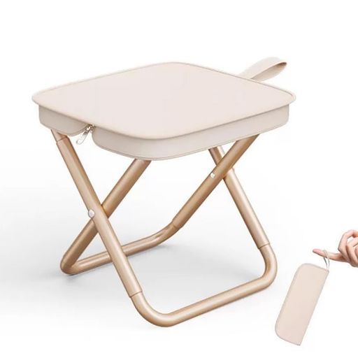 【商品仕様】収納時:幅28.5CMx奥行12.5CM、使用時:幅28.5CMx奥行26.5CMx高さ25cm。 【高品質素材】軽量カーボンスチールを使用し、クロス構造にすることで、ステンレス鋼製のフレームは、錆びにくく、オックスフォード生地...