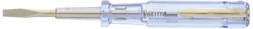 サイズ : 全長129mm 軸長 : 28 用途 : 低電圧検電用 (AC 80~250V DC100~300V) 先端サイズ : -4.0X0.5