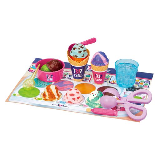 おふろでもお部屋でも遊べるおもちゃ 対象年齢:3歳以上 セット内容:アイスクリーム8個(ミント、さくらんぼ、レモンシャーベット、グレープソルベ、バニラ、ソーダ、ピーチ、バニラ&amp;キャンディ)、コーン、ワッフルコーン、アイスクリームカッ...