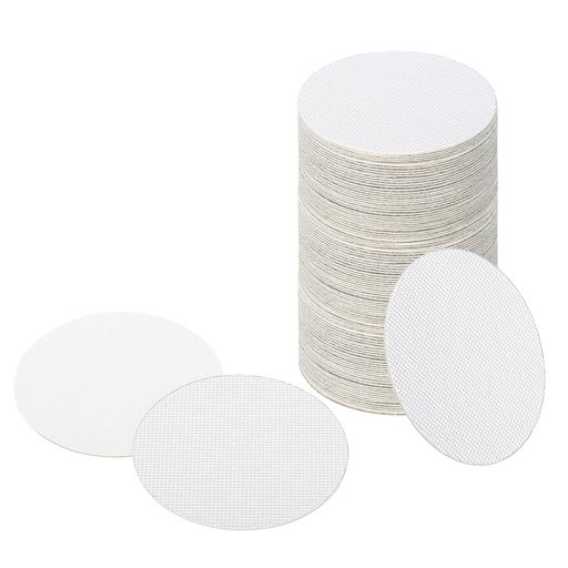 仕様:ホワイト/シルバートーン、アルミホイル+紙バッキング、直径60mm/2.36、適応ネック外径60mm未満、厚さ0.5mm、300枚入り 特長:防水・防塵・防湿・防臭効果で内容物を新鮮に保ち、改ざん防止シールで信頼性向上。 使用方法:瓶...