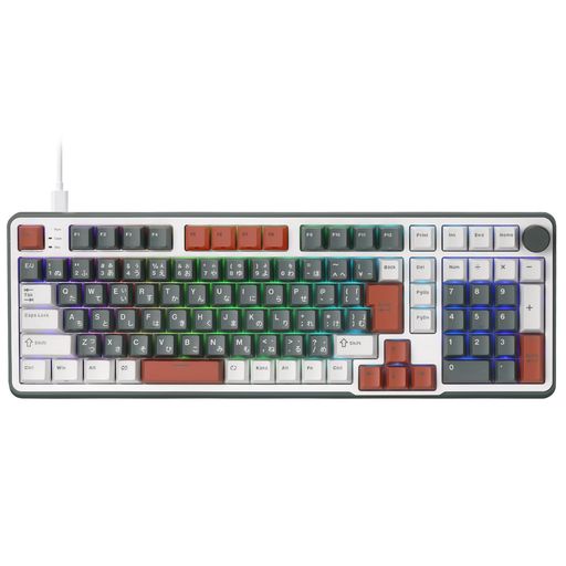 ホール効果マグネットスイッチと調整可能なアクチュエーション — RK C98ホール効果キーボードで、超高速のレスポンス、正確なコントロール、そしてスムーズなキーストロークを体験してください。RKが独自に開発したマグネットスイッチは、比類のな...
