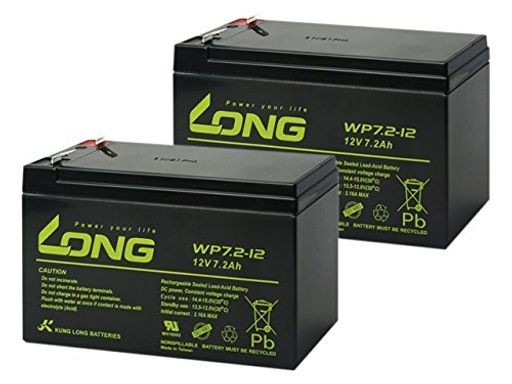 ■長さ151mmx奥行65mmx高さ94mm ■電圧12V/容量7.2Ah ■F2ファストン端子(No.250) ■WP7.2-12の2個セット