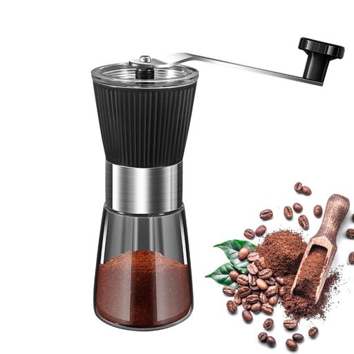 グラインド 【サイズ】:コーヒーミル本体:約16.5cm*6.7cm。重さ:320g 。材質 : 304ステンレス鋼で作られており、無毒、無臭、防錆、耐食性です。 【好きな粒度に簡単設定】:粒度調節機能が付いているので、簡単にお好みの細粒の...