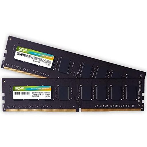 デスクトップPC用メモリDDR4-3200(PC4-25600)/CL228GBx2枚組(16GB) 1.2Vの低消費電力/JEDEC規格に準拠 主なDDR4マザーボードでの100%テストを実施。安定性、耐久性、互換性を検証後出荷。 シリコ...