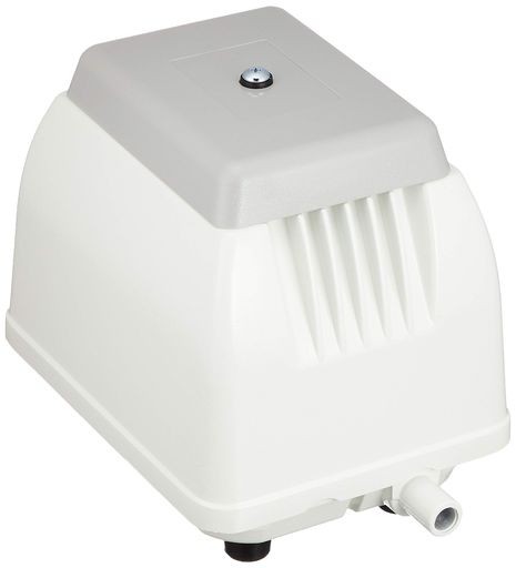 定格電圧:100V(50/60Hz) 消費電力:33W 定格圧力:0.012MPA(0.12kgf/平方cm) 吐出風量:30L/分 騒音:35dB 使用箇所:浄化槽ポンプ 電源接続:プラグコード付
