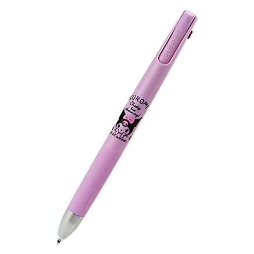本体サイズ:約1.1x1.1x14.3cm。 2色ボールペン(インク色:黒・赤)、シャープ0.5mm。ボール径:0.5mm。 ブレない、ストレスフリーな書き心地。筆記振動を防ぐブレンシステム。耐水性。 (C)2005,2022 SANRIO...