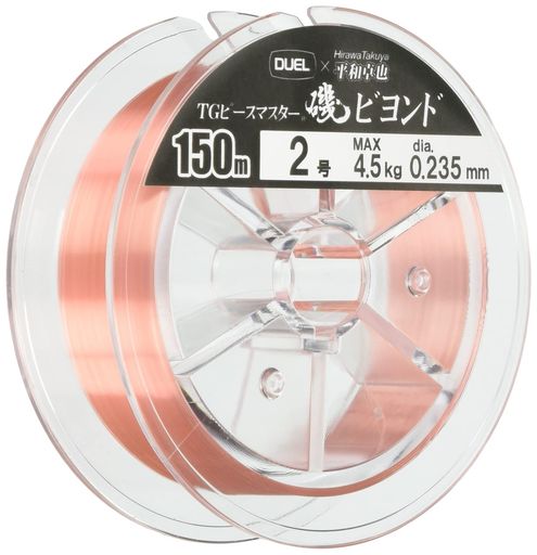 素材:ナイロン/全長:150m/2号 標準直線強力: 4.5kg クリアーオレンジ 比重: 1.14 標準直径[DIA](mm) : 0.235 【新たな混練技術でナノレベルの均一性を実現。高い強力でタフネスな粘りを発揮し、魚の瞬発的な引き...
