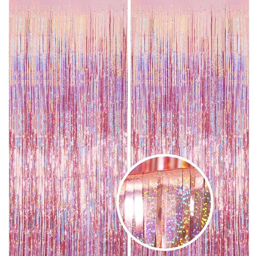 【サイズ】:100cm(幅)*250cm(高)2枚入十分な長さで、さまざまなイベントに適応します。壁のサイズに合わせて底部を自由にカット 【キラキラなカーテン】パーティなどを鮮やかに演出してくれるキラキラなフリンジカーテンです!壁や窓に貼る...