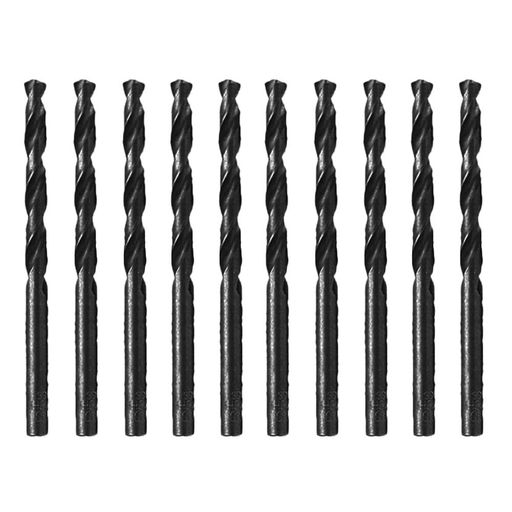 寸法/直径(刃径)(D):3.3mm、溝長(l):45mm、全長(L):73mm 入り数:10本入 工具材料:HSS 直径許容差:h8 先端角:180度 ねじれ角:N