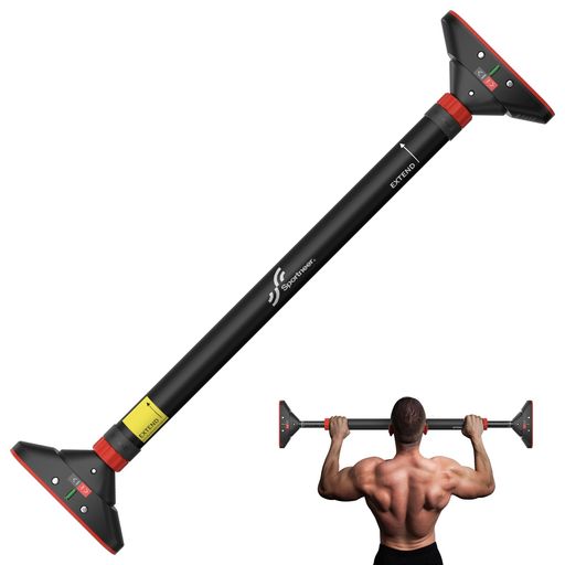 【ご注意ください】安装する前にドア枠・壁は堅実な構造のものかをご確認ください。タイル壁の目地、ガラス、中空構造のドア枠への取り付けは避けてください。 【超省スペース|取り付け簡単】。限られたスペースでも、筋トレを継続できます。日本語説明書付...