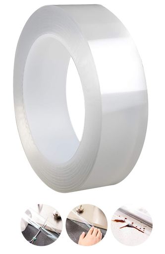 【規格】防水PVC、幅:約30mm、長さ:5m、厚さ:約0.5mm、色:クリア 【防水&amp;防カビ&amp;防汚】アクリル製の透明な粘着テープは優れた粘着性、安定性を備えています。ガラスやタイルなどに貼ることができます。そして、優れた防...