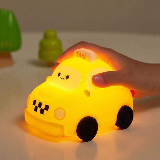 Indooruseonly 【かわいい-タクシー型ナイトライト】ふにゃふにゃとしたシリコン製になっているかわいいタクシー型ナイトライト。かわいいキャラクターのデザインので親しみやすく、子どもや大人が安心感を得られるでしょう。 【3段階調光】...