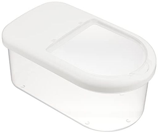サイズ:(約)幅20.5x奥行35x高さ16cm 素材・材質:原料の種類/本体・蓋枠・計量カップ/ポリプロピレン(耐熱温度120度)、蓋/ポリスチレン(耐熱温度70度) 容量:本体/(約)7.4L、計量カップ/(約)180ml