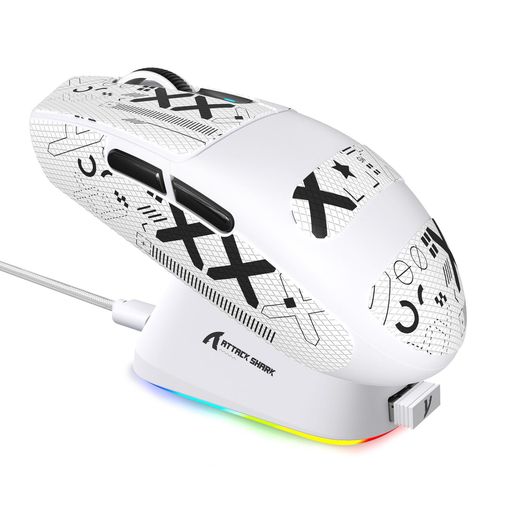 技適認証番号:219-259178 ✅【500mAhx充電ドック 80時間連続プレイ可能】500mAh大容量バッテリーとマグネット充電スタンドの組み合わせ。空いているときは、充電式マウスを充電スタンドに置くだけで、常に十分な電力を確保でき、...