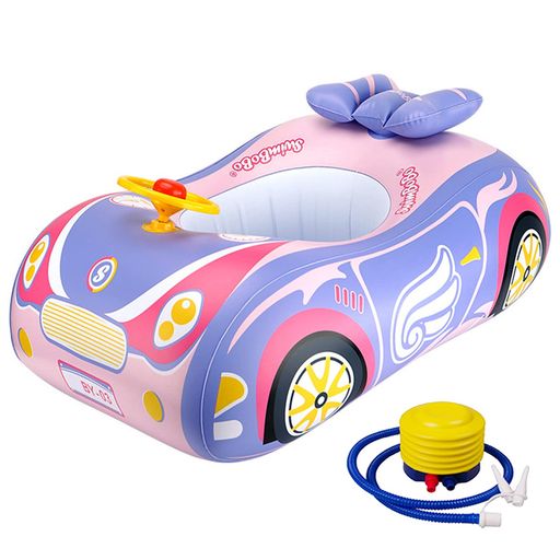 PVC素材:丈夫なPVC素材を使用した浮き輪なので、耐久性がよく、壊れにくい、大きさは79cmx61cmx27cmで、ご了承ください。 足入れ浮き輪:足を入れて座るタイプで、安定感が抜群であり、あんしんして使えます。更に立体的な蝶結び型の背...