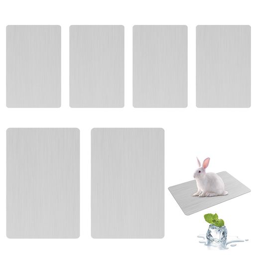 インドア 【急速冷却】このハムスター冷却マットは、熱伝導性と放熱性に優れた高品質の素材を使用しています。熱を素早く吸収し、ボードの表面全体に伝導します。熱が吸収されると、アルミプレートは素早く熱を放出して表面温度を下げ、冷却効果を発揮します...