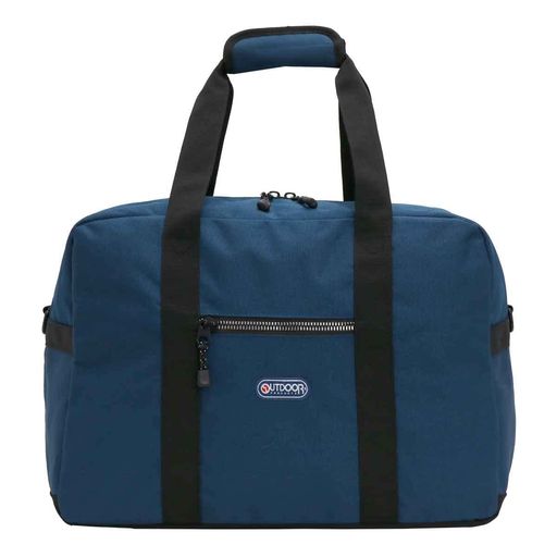 フロントのみメタル風プラファスナーを採用 メインルーム容量:約40L ショルダーベルト付 ポケット数:2(外側1/内側1)