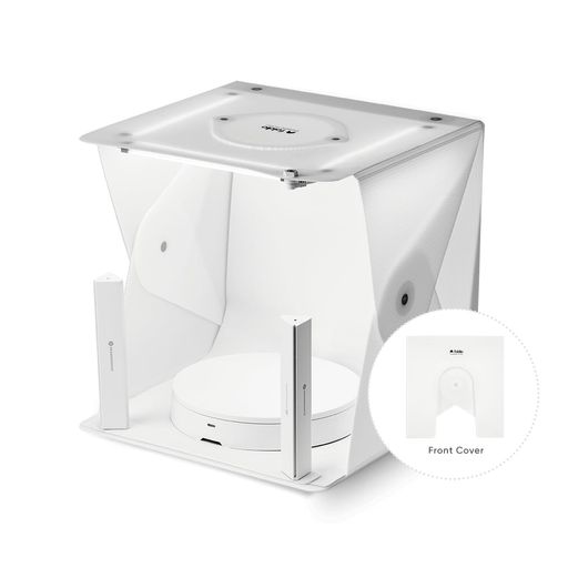 Foldio2Plusは38センチのポータブル製品写真スタジオで、eコマースビジネス向けの素晴らしい製品画像の作成に役立ちます。今すぐ購入してコンテンツを作成してください。
