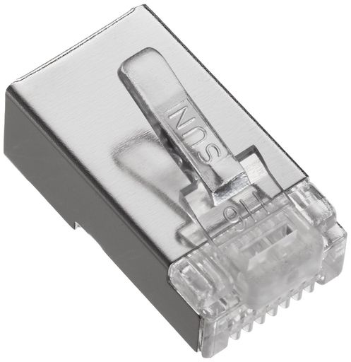 10個入り 24金メッキ(メッキ厚1.25μ)使用 適合ケーブルはLD-CTS100/RS、LD-CTS300/RS(Cat5e 長尺LANケーブル)です。 STPケーブル用 シールド対応RJ45コネクタ ブランド:エレコム
