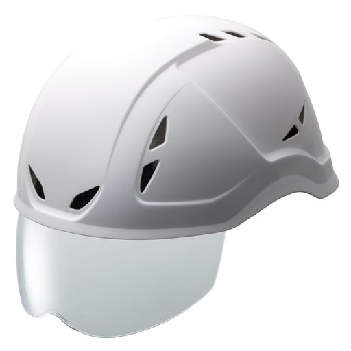 ※アゴ紐は別売りです。 [素材] 帽体:PE シールド:PC(両面ハードコート) [頭囲] 53~62cm [重量] 295プラスマイナス20g [付属品] SCL内装一式(ハンモック・ヘッドバンド一体式) ●シールド面(収納式防災面) [...
