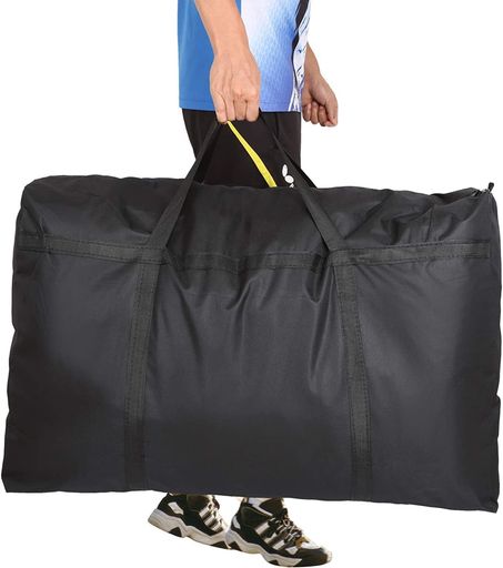 【たくさん収納できる特大サイズ】シングル羽毛布団や大きい布団までもすっぽり収納できる大型の収納袋、商品サイズ:幅900mmx深さ580mmx底マチ280mm(組み立て時/外寸)、容量:(約)150L、耐荷重量:300kg 【厚手・丈夫】強度...