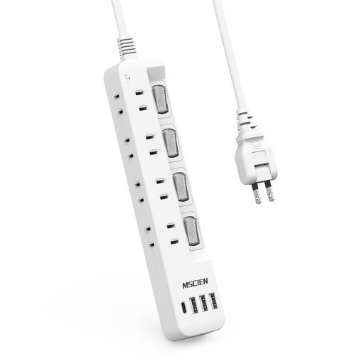 【一台12役・USB付き・3m延長コード】1つのUSB-Cポート、3つのUSB-Aポートと8つのAC差込口を搭載したマルチタップです。3m延長コードを採用し、コンセントから離れた場所で使えます。延長コードの一部は製品本体内部に取り付けられる...