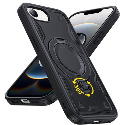 【対応機種】対応 WACJOSD 対応 iPhone 17e / 16e 機種を間違いないようご注意下さい。 【耐久性】PCバック+TPUバンパー+金属ホールリング、内側TPU素材とハードPCフレームで制作するため、耐久性に優れた、外 部か...