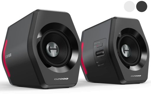 ゲーム 【SUB-OUT端子付き】Subout端子を使って他の2.0、2.1、5.1スピーカーやサブウーファーに接続し、より強力な4.0、2.1、4.1、7.1サラウンドサウンドシステムを構築し、さまざまな音の豊かな細部を向上させ、ゲームや...