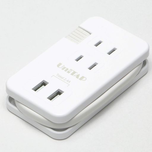 入力:AC100V 出力:ACx3口合計1400W、USBx2ポートDC5V合計最大2.4A 電源ケーブル長:約24cm 同梱品:本体、ユーザーズガイド/保証書 保証期間:1年間