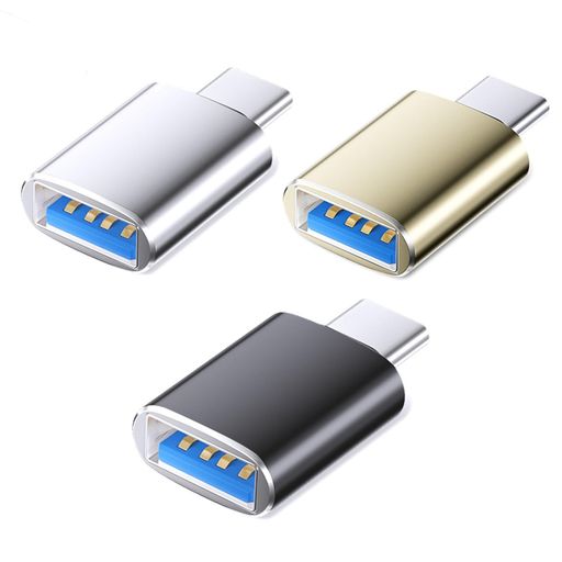 【商品詳細】Type-C回転USB 3.0アダプタ3個、色:ゴールド、シルバー、ブラック、ケース材質:アルミニウム合金。 【急速充電 &amp; 高速データ転送対応】USB 3.0規格で最大5Gbpsの高速データ転送を実現、写真や動画、大容...