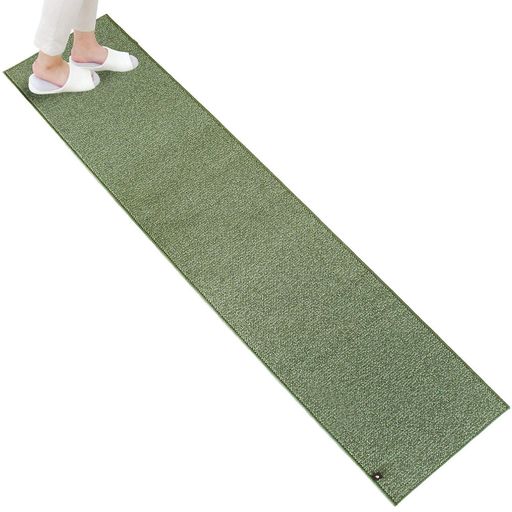 サイズ:約45cmx250cm(マットの高さ 約6mm) 品質:ポリエステル100% 裏面:滑り止め加工 生産国:日本 重量:1480グラム