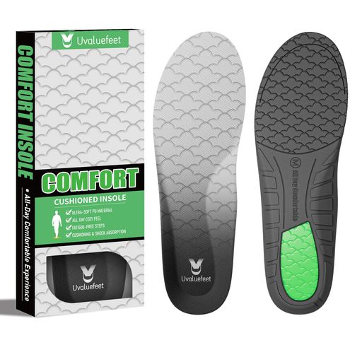 インソール 疲れない 【低反発 インソール】Uvaluefeet立ち仕事用インソールは、超軟質高反発PU素材を採用し、数千万回に及ぶ反復テストを突破。足裏に絶え間ない柔らかな快適さを提供します。実験により、運動や作業時に80%の衝撃力を軽減...