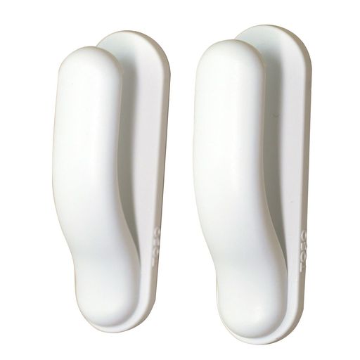 カラー:ホワイト サイズ:18x62mm 入数:2個入 耐荷重:1kg 材質:ABS樹脂