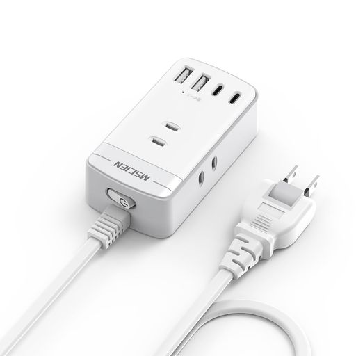 【一台七役】:3個AC差込口、2個USB-Cポートと2個USB-Aポートがある電源タップです。3面にはAC差込口が1口ずつあり、配線がスッキリです。 【スイッチ付き】:一括スイッチが付いており、接続した機器の電源を一度にオン/オフできます。...