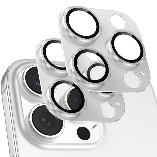 【対応機種】iPhone16Pro/iPhone16ProMax専用カメラ保護フィルム。セット内容:レンズフィルムx2枚。 【一体化デザイン・360°全面保護】弊社のレンズ保護フィルムは、最高硬度9Hの強化ガラスとアルミ合金を採用し、一体型...