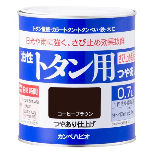 外装 【乾燥・塗り重ね時間】 【20°C】乾燥時間:約 8 時間 塗重時間約 24 時間以上 【冬期】乾燥時間:約 16 時間 塗重時間:約 24 時間以上 【塗り面積(1回塗り)】 [0.7L] 【通常色】平方メートル:約 9 ~ 12 ...