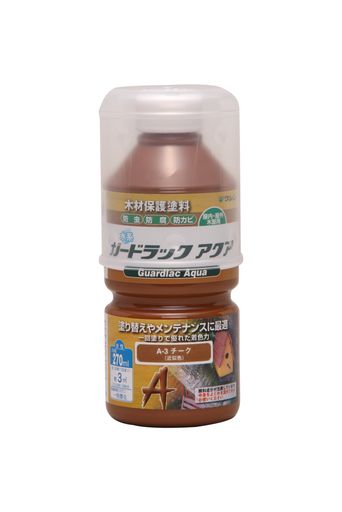 外装 用途:ウッドデッキ、ガーデンテーブル、プランターなどの屋外木部(臭いが少ないので屋内木部にも使用できます) 塗り面積(1回塗り)約:3M2、たたみの枚数:1.8 うすめ液:水(原液のまま使用できます) 乾燥期間:一晩養生(20°C) ...