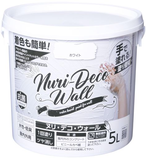 内装/外装 手で塗れて、簡単にしっくい風の質感や風合いを出すことができます。 (マスチックローラーや左官ゴテでの塗装も可能) 屋内外で使用でき、耐候性に優れます。 防カビ剤・防藻剤の配合により、長期間カビ、藻、コケの発生を防ぎます。 アサヒ...