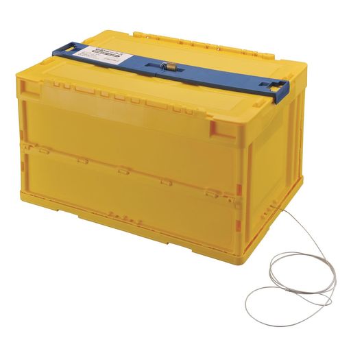 いつでもお届け荷物が受け取れる宅配ボックス 大容量の50L収納可能 本製品サイズ:(外寸)幅54cmx高33cmx奥行36.5cm(内寸)幅48cmx高29cmx奥行33.5cm 簡単組み立て、簡単設置 宅配ピザも収納可能