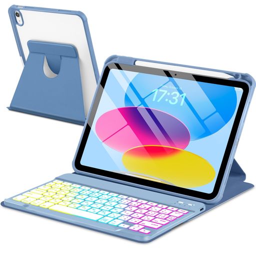 【対応機種】このキーボードケースは、iPad第11世代(モデル番号:A3355/A3356)、iPad第10世代(モデル番号:A2696/A2757/A2777)にのみ対応しています。ご購入前に、iPadの背面にある「AXXXX」で始まるモ...