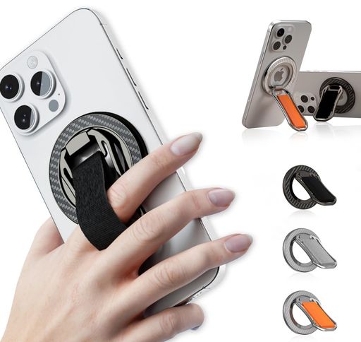 「新型マジックテープ」調節可能なベルトは指の太さを問わずだれにでもフィットします。柔らかいナイロン製スマホリングは長時間の使用も指を痛めることなく、安定した片手操作を可能にします。 「MagSafe対応&amp;磁気増強設計」iPhone1...