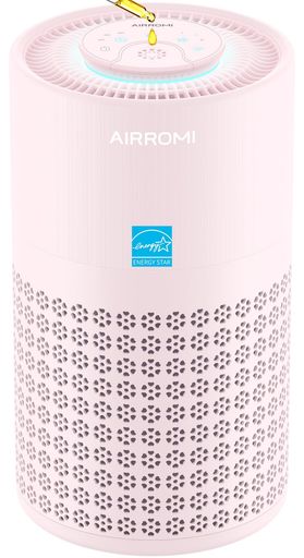 🔴【360°全方位浄化・28畳対応|空気清浄機 花粉対策】AIRROMIの新型空気清浄機 小型は、花粉・ホコリ・PM2.5・ダニ・細菌・カビ・アレルゲン・ペット臭・タバコ臭・生活臭など、さまざまな空気トラブルに対応するために...