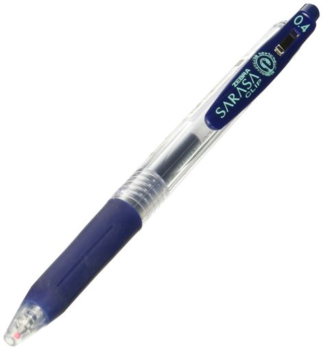 サラサクリップシリーズ ノック式ジェルインクボールペン さらさら書き味でバインダークリップ採用 事務用やノート書きに適切 顔料インクのため耐水性、耐光性に優れている