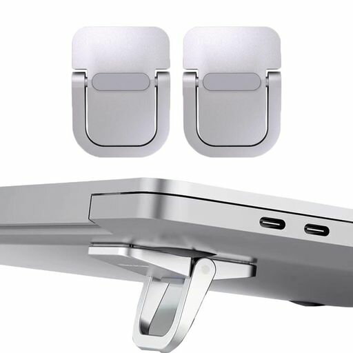 【製品規格】:製品サイズは約4*3*1cm、製品重量は約40g、シルバー2点セット。 【放熱効果】:ノートパソコンの底に空間を残し、通気を確保し、コンピュータとテーブルが直接接触することを防止することにより、空気の流通を改善し、コンピュータ...
