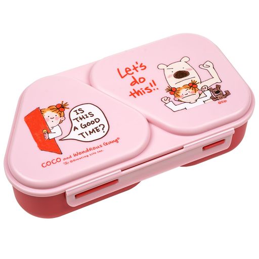 ●ボックスにご飯と具をいれて、専用の型におしこめば、にぎらず簡単におにぎりが作れます! ●仕切りがあるので、おかずもいれることができます ●容量465ml ●フタを外して電子レンジ可 ●抗菌加工あり