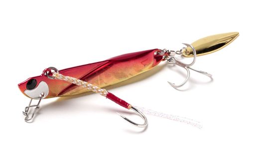 主な対応魚種:イナダ カツオ カンパチ ヒラマサ ブリ タイプ:スーパーシンキング サイズ:83mm/重量:40g カラー:アカキン GRC 入り数:1個