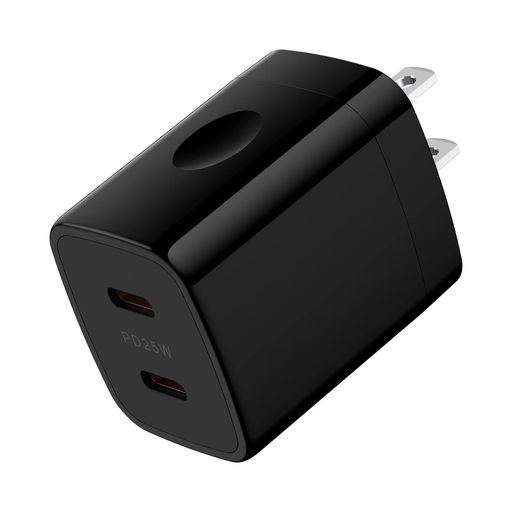 💖【25W PD充電器・2ポート搭載】 Power Delivery対応のUSB Cの両ポートを搭載しています。単ポート利用時、25Wを出力します。2ポート利用時場合、合計25wの電圧電流に対応し、自動判別機能を通して、接続...